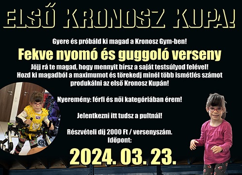Első KRONOSZ kupa! - [MindenOké]