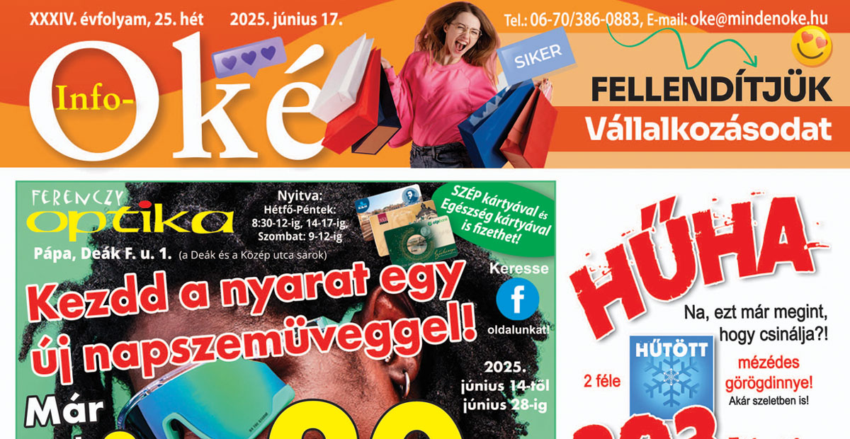 Info-OKÉ 2025/25. hét - ONLINE - [MindenOké]