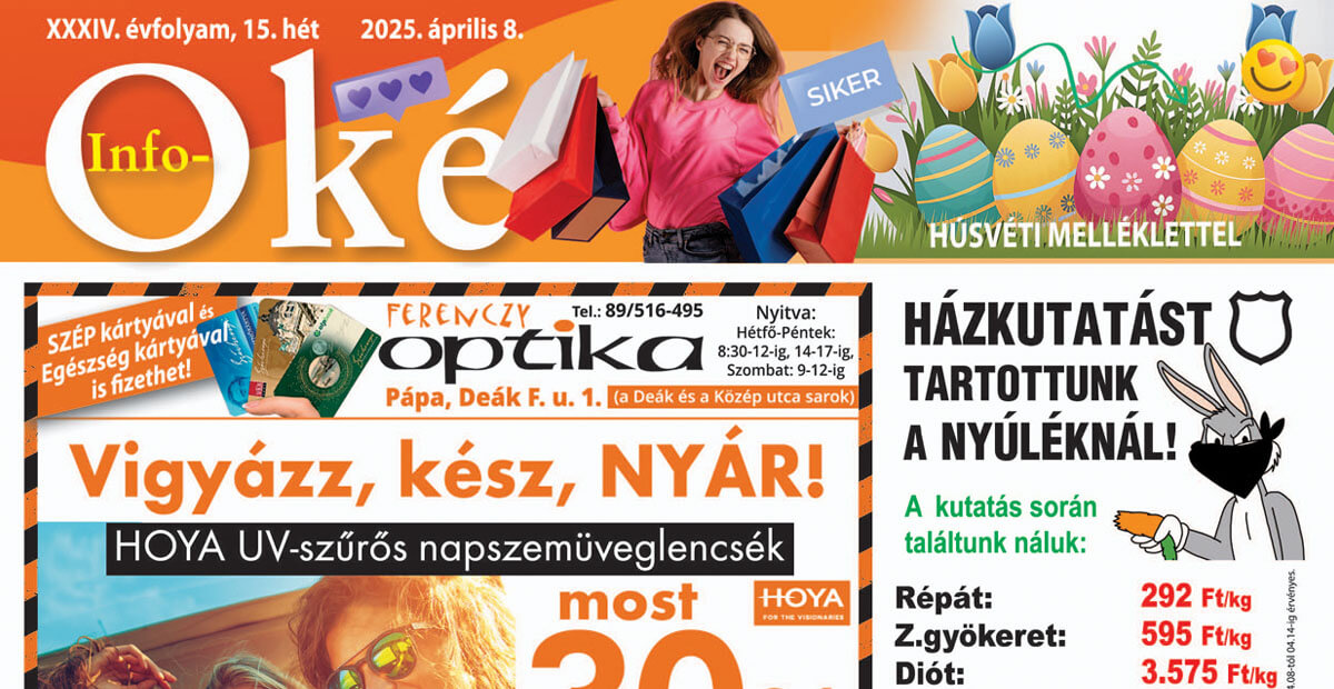 Info-OKÉ 2025/15. hét - [MindenOké]