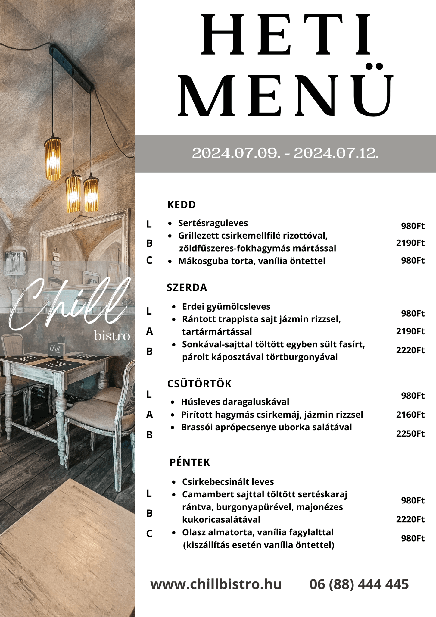 Napi menü - [MindenOké]