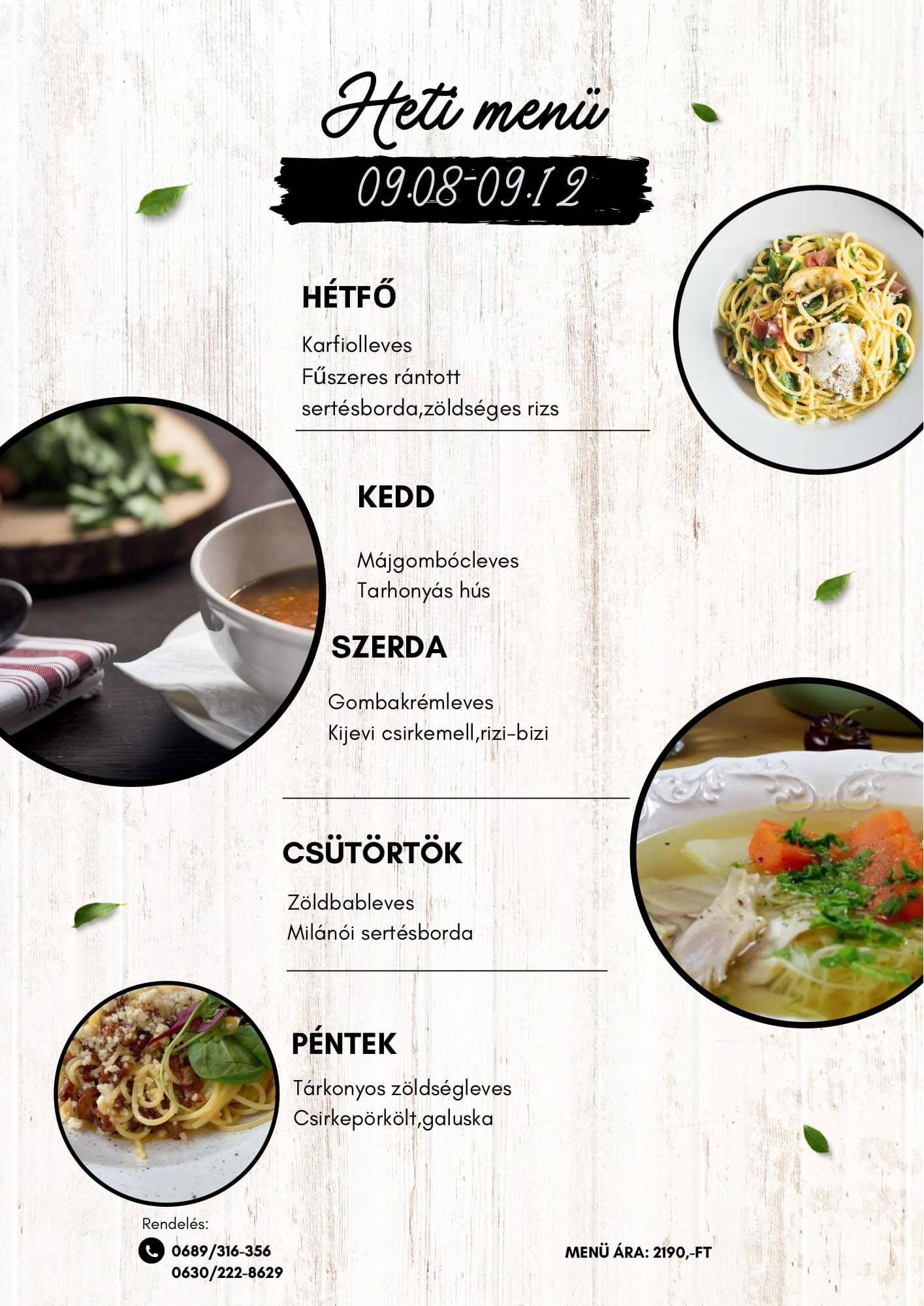 Napi menü - [MindenOké]